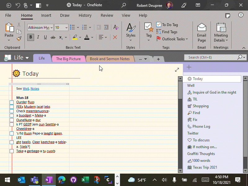 Photo Tip #58 | Dock and undock OneNote with one click – The Elements ...